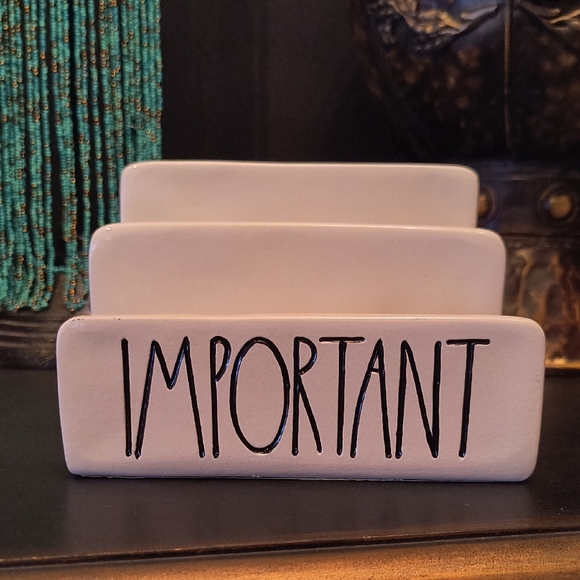 Rae Dunn | Office | Rae Dunn White Important Letter Holder | Poshmark
